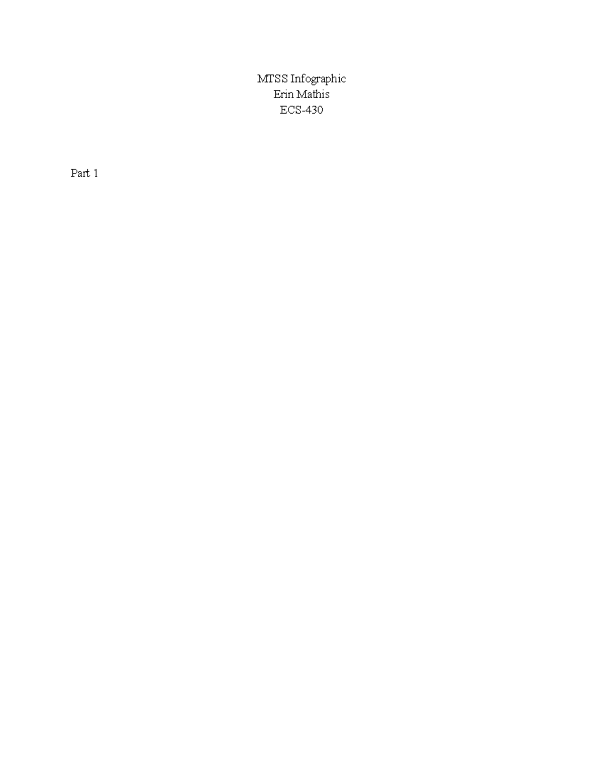 ECS-430 benchmark assignment infographic - Studocu