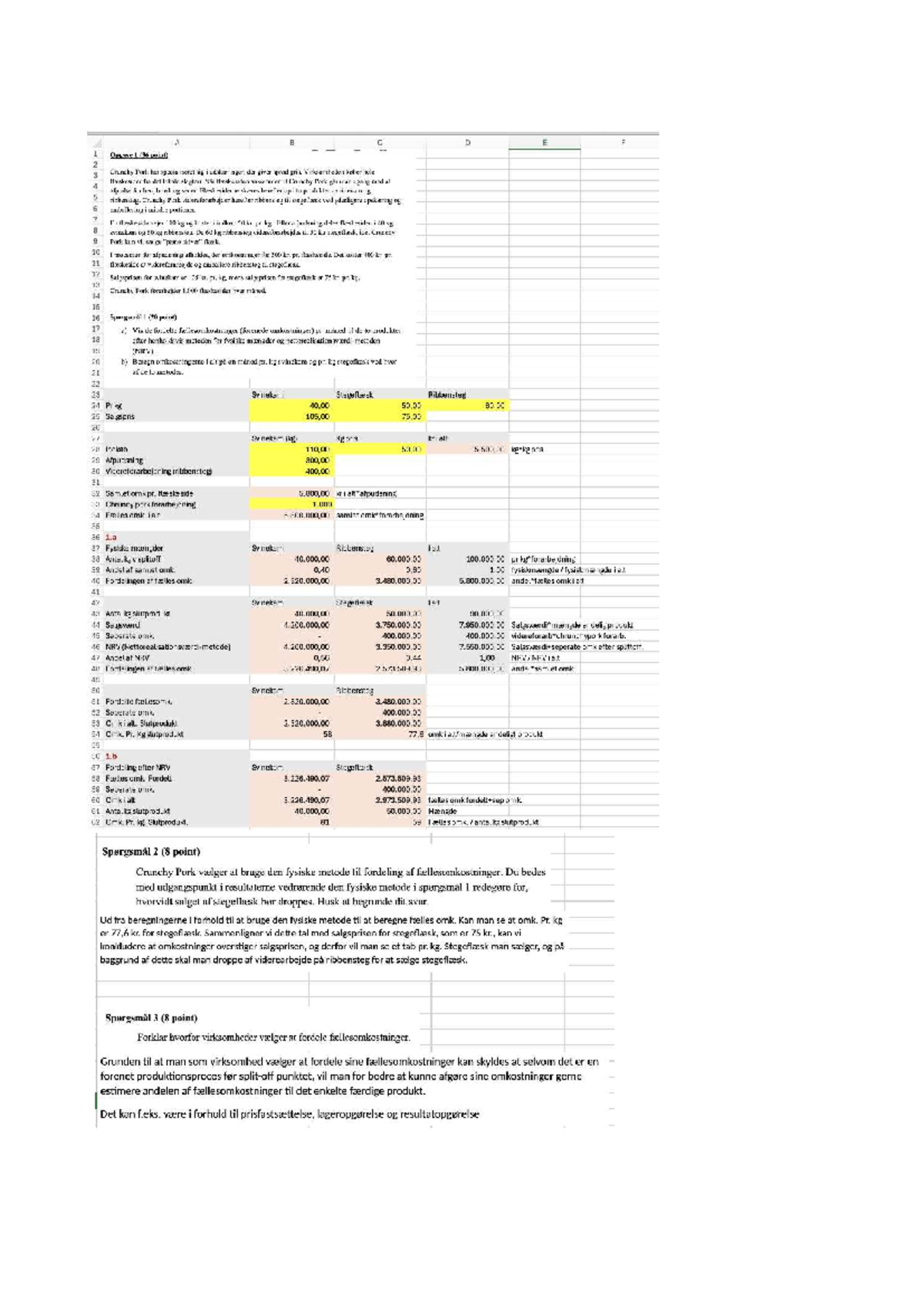 Regn - Jan 24 - løsning - Regnskab, intern - Beregn sats af ...
