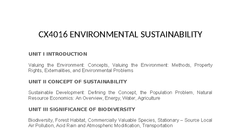 CX4016 IF4093 IF4073 CP4391 Syllabus Overview for Exam Prep - Studocu