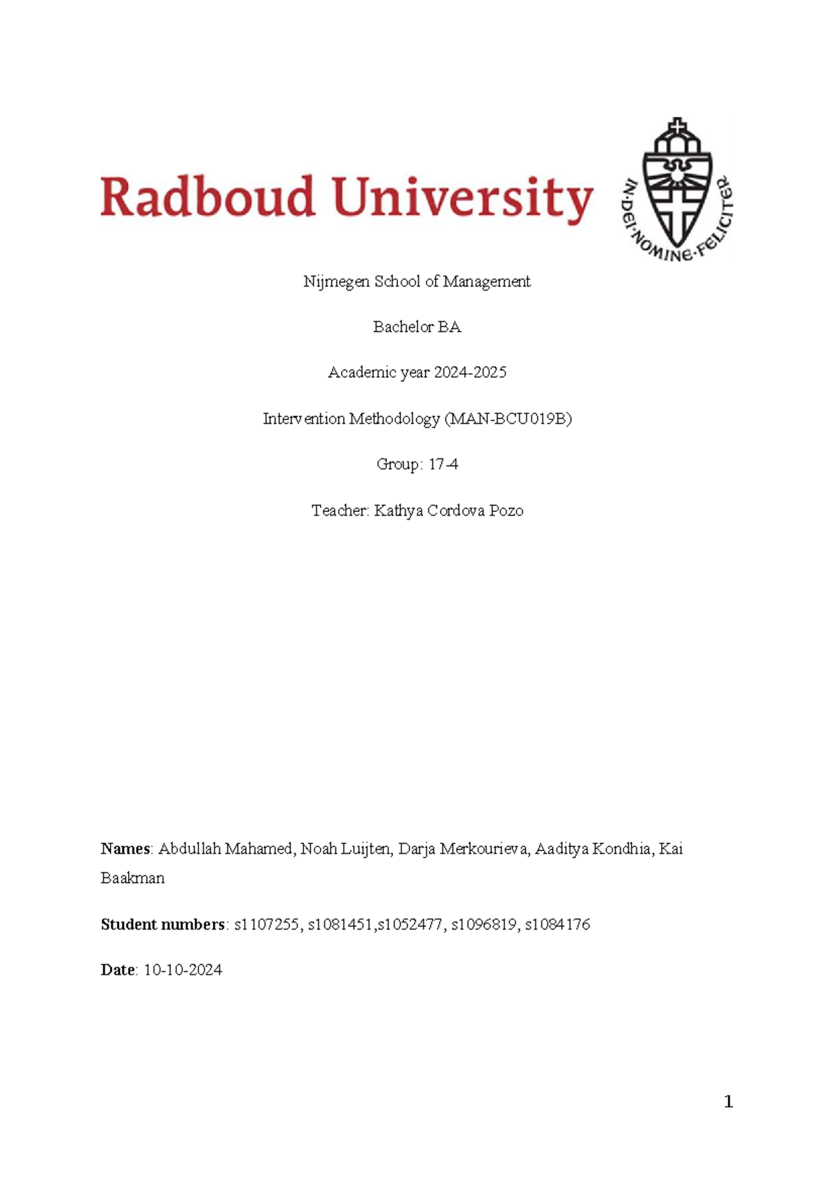MCDA Workbook for Radboud UMC: Strategies to Reduce Waiting Lists ...