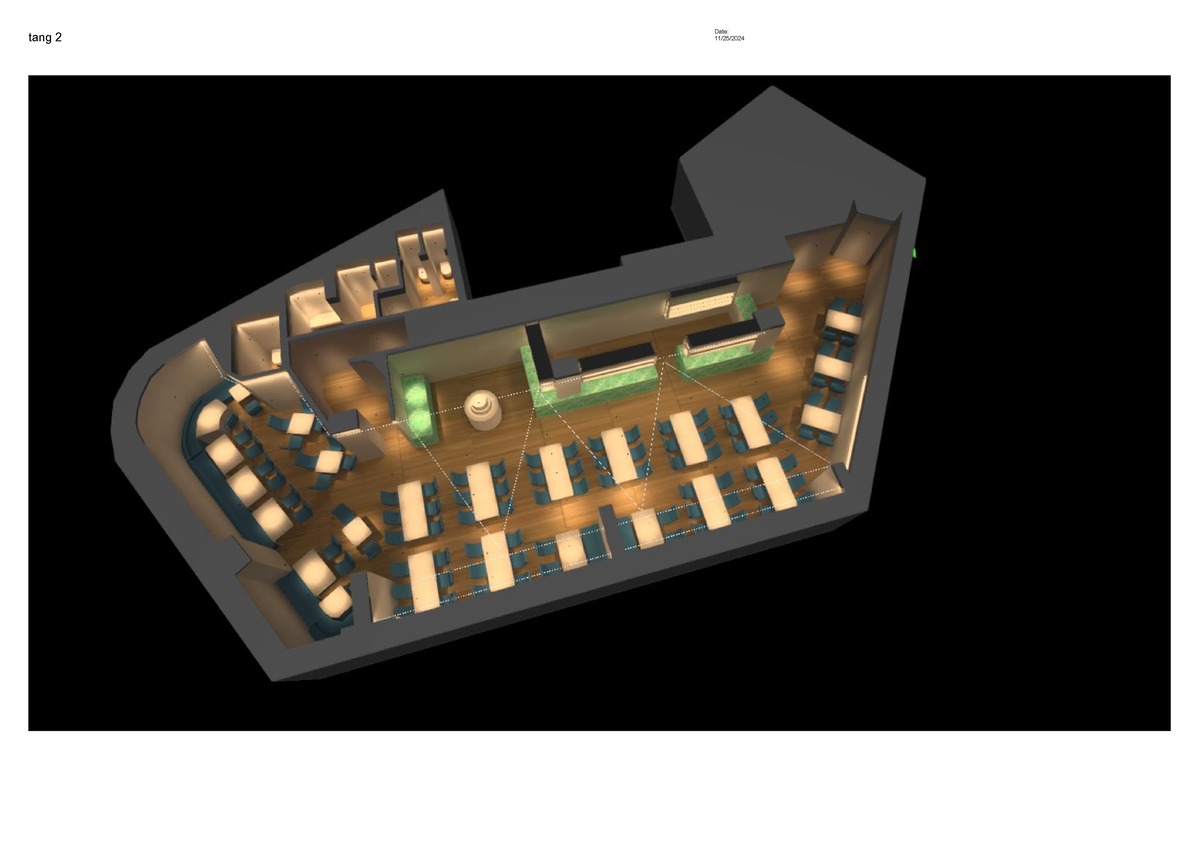 Tang 2 r2 - this is a layout plan render for lighting system in ...