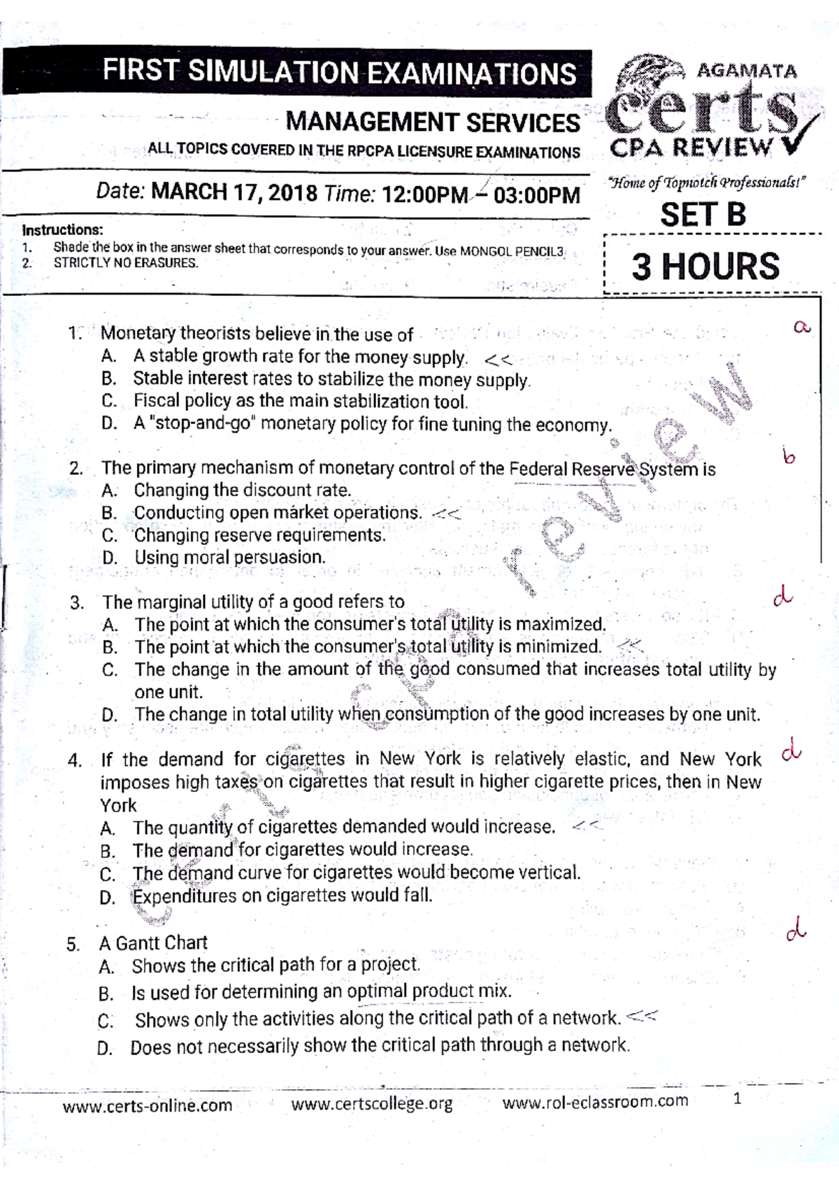 Certs for MS 1ST Simulation Exercises Guide - Studocu