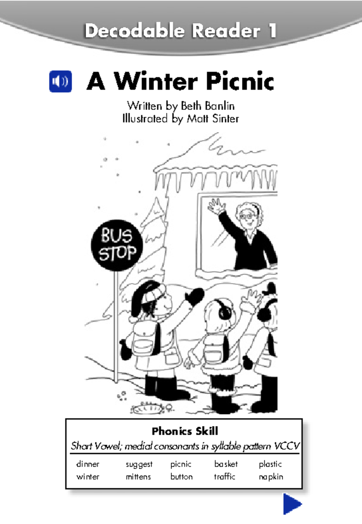 Decodable Reader 1: A Winter Picnic - Phonics VCCV Skills - Studocu