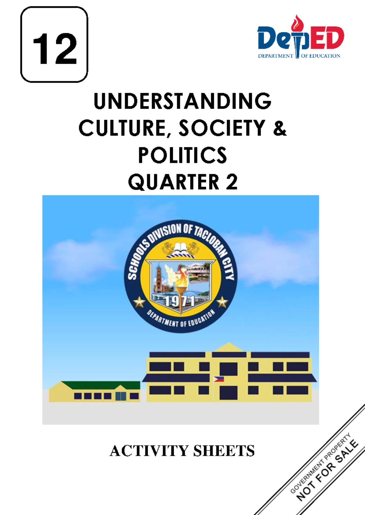 UCSP G12 Q2 Week 7 Activity Sheets: Understanding Institutions - Studocu