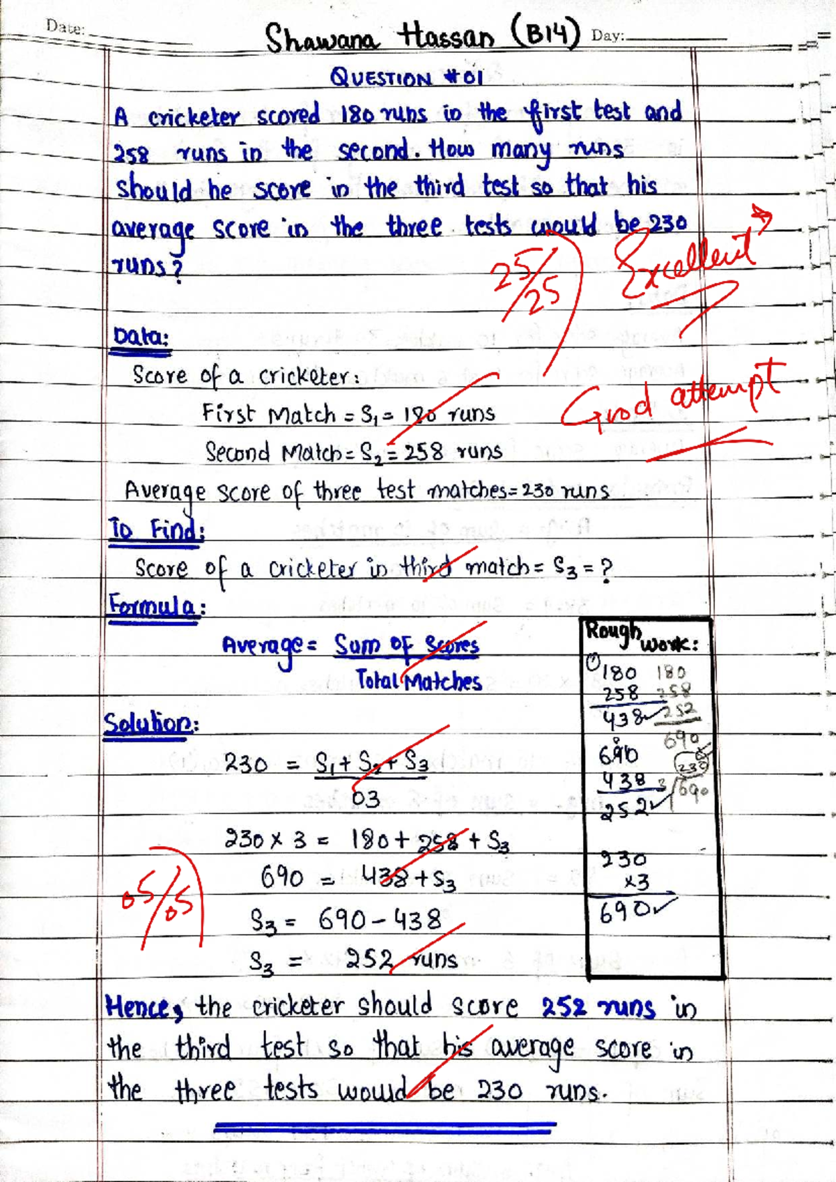 B14 WEEK 1 Assignment: Average Scores in Cricket Tests and Matches ...