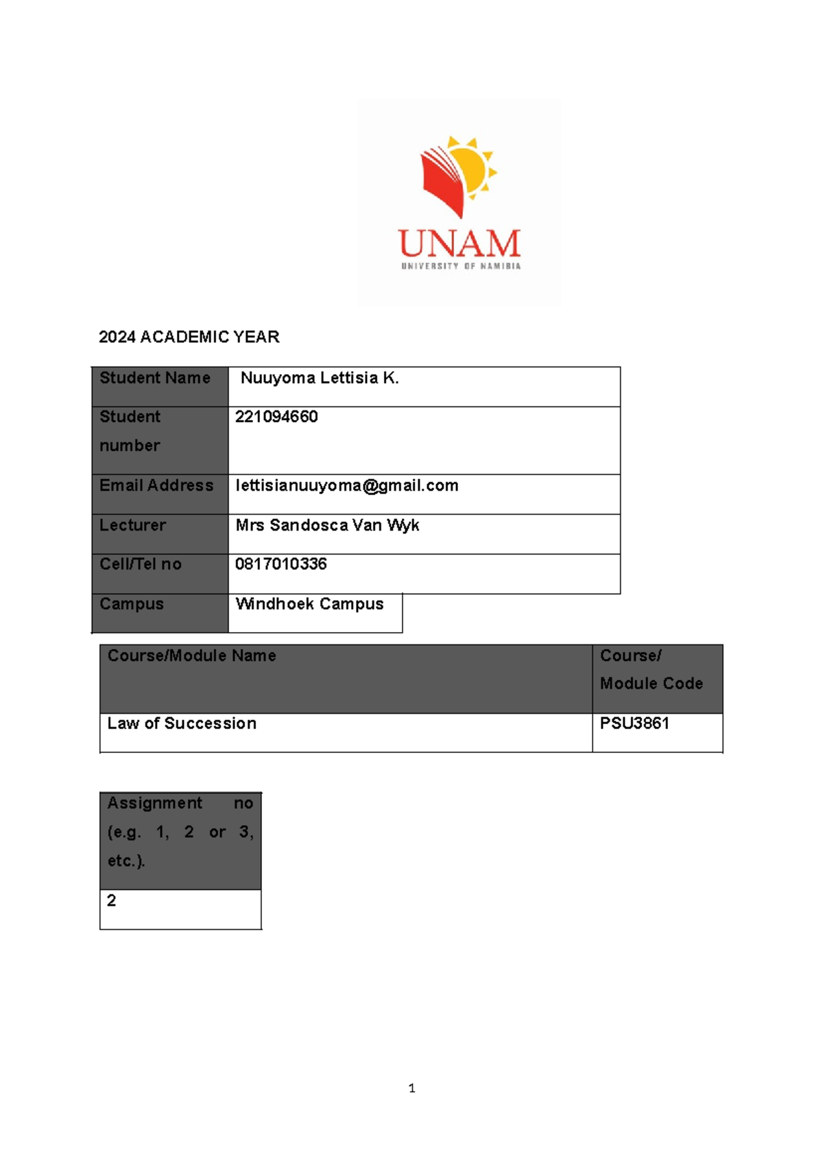 Law of Succession PSU Assignment 2: Customary vs. Common Law Insights ...