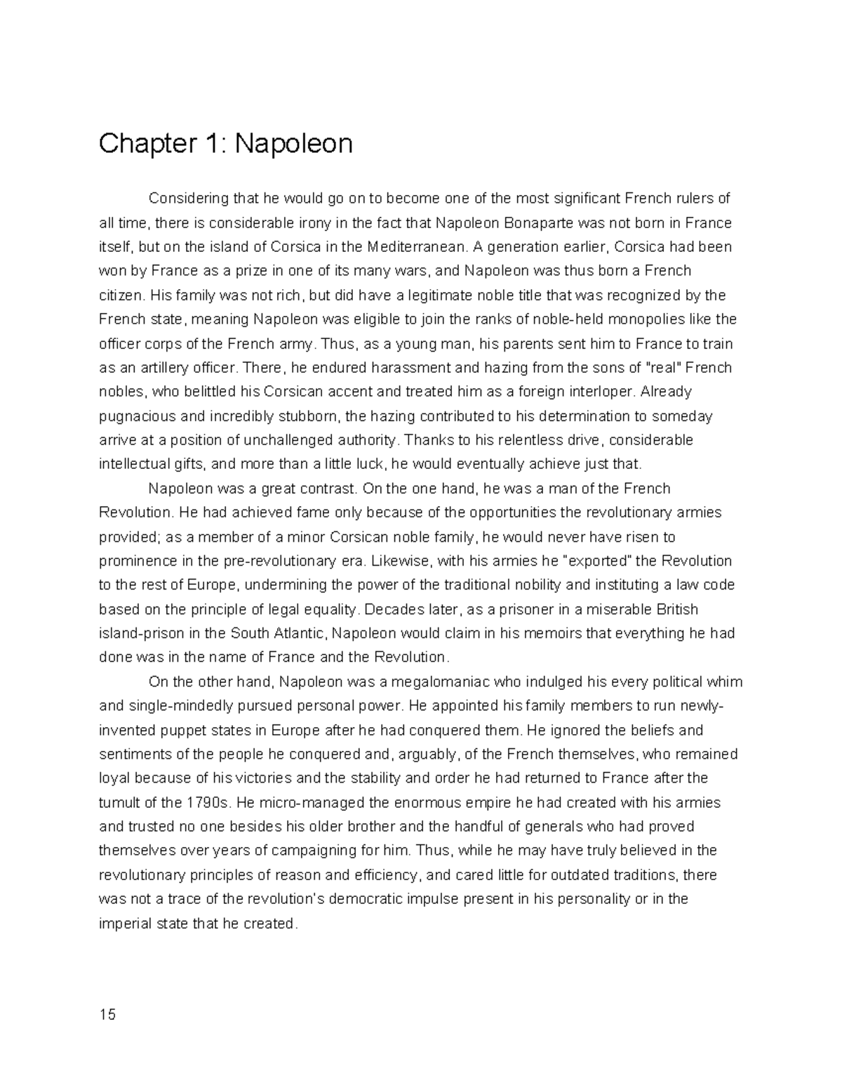 HIST 201: The Rise and Fall of Napoleon's Empire - Key Events and ...