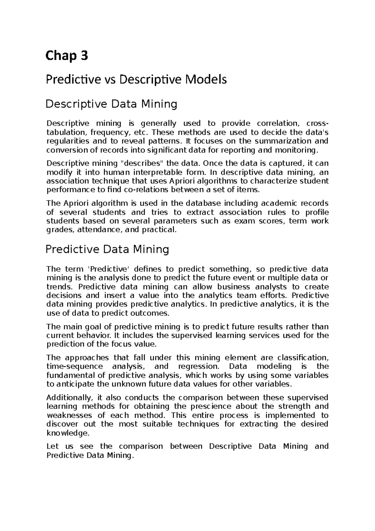 IMP MACHINE LEARNING QUETIONS FOR GTU(3170724) PART 3 - Chap 3 ...