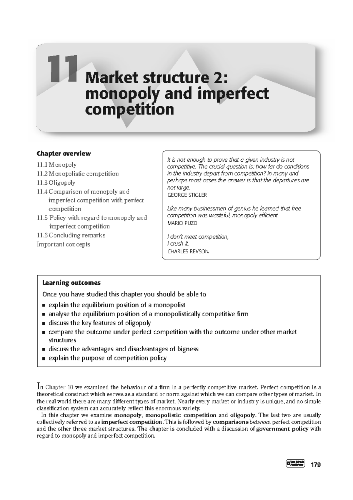 Market Structure 2: Monopoly & Imperfect Competition Analysis (ECO 101 ...