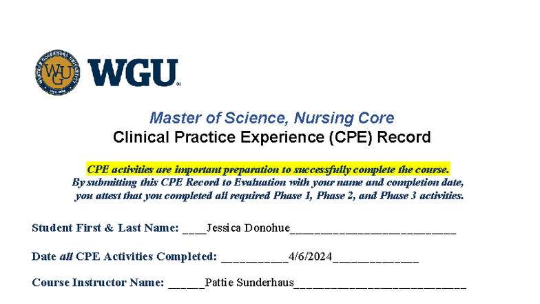 C030 CPE Record: Leadership & Management in Healthcare CFM1 Task 1 ...