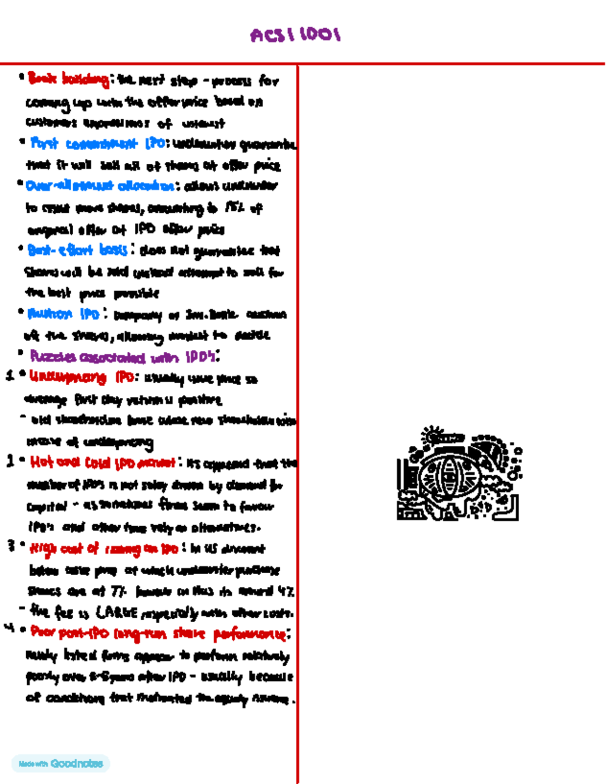 ACS 100 Final Exam Notes: Understanding IPOs and Market Dynamics - Studocu