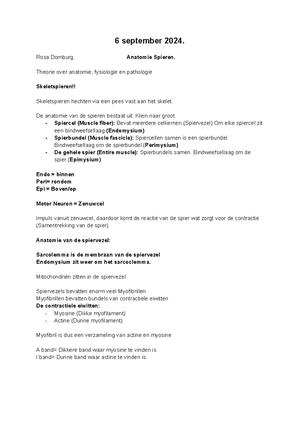 MB College: Anatomische en Fysiologische Inzichten over Spieren en Hart ...