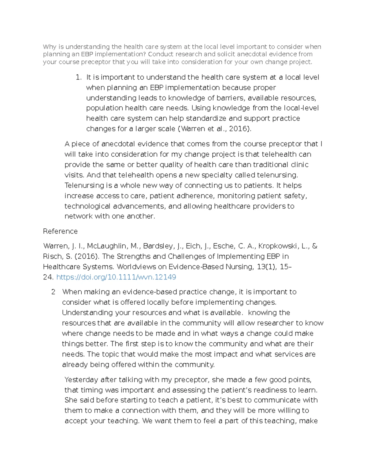 NRS-465-RS-T1-ISP: Individual Success Plan for RN-to-BSN Practicum ...