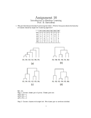 Assignment - 1 - Assignment 1 Introduction to Machine Learning Prof. B ...