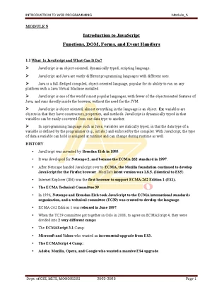 Module-4PLC - 22 SCHEME WEB NOTES FOR FIRST SEM - Module- Tables and ...