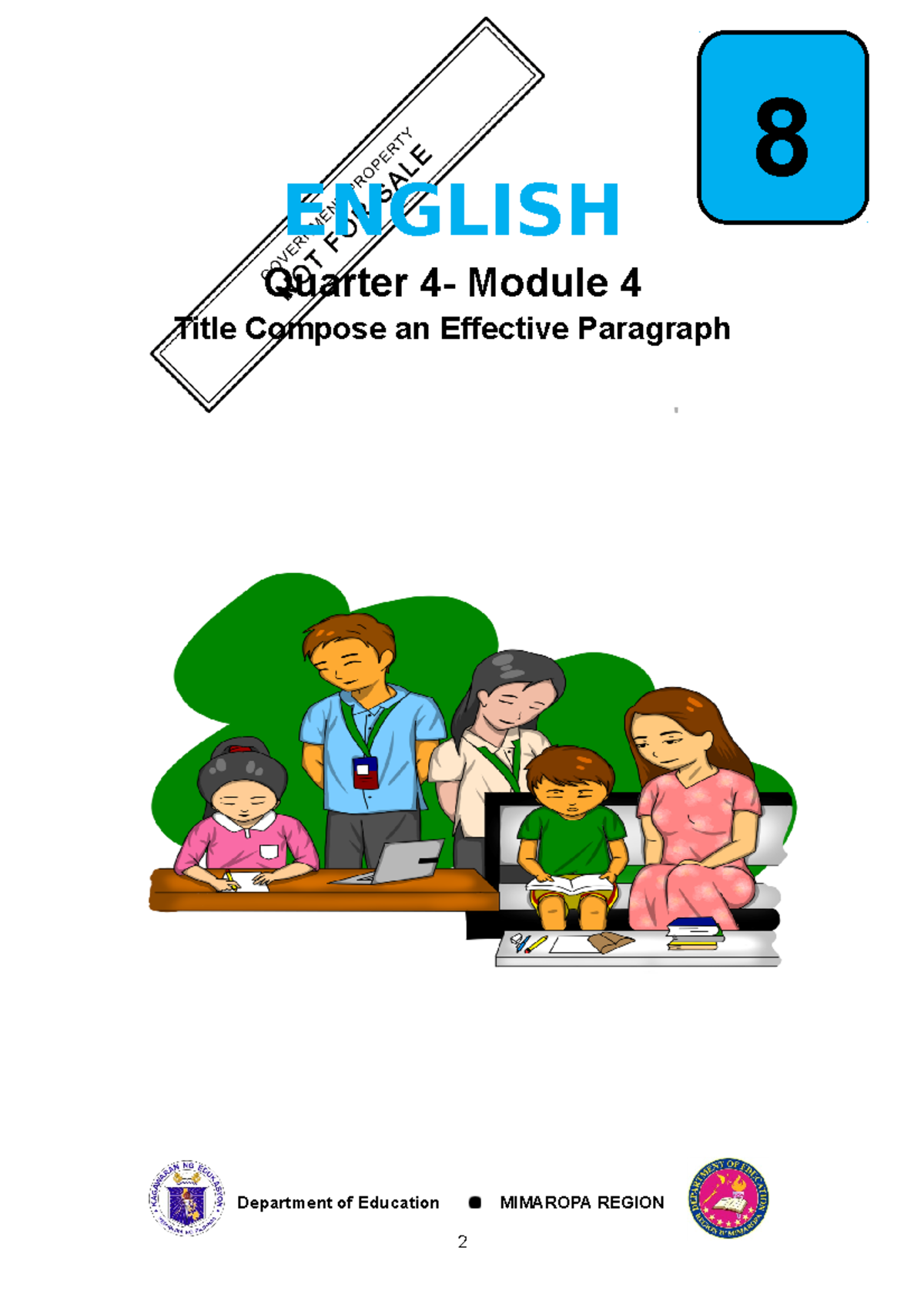 Module English 8 Quarter 4 Compose Effective Paragraph - 8 ENGLISH ...