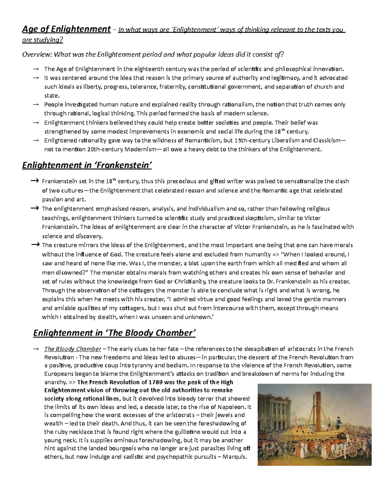 Enlightenment Research - Age of Enlightenment - In what ways are ...