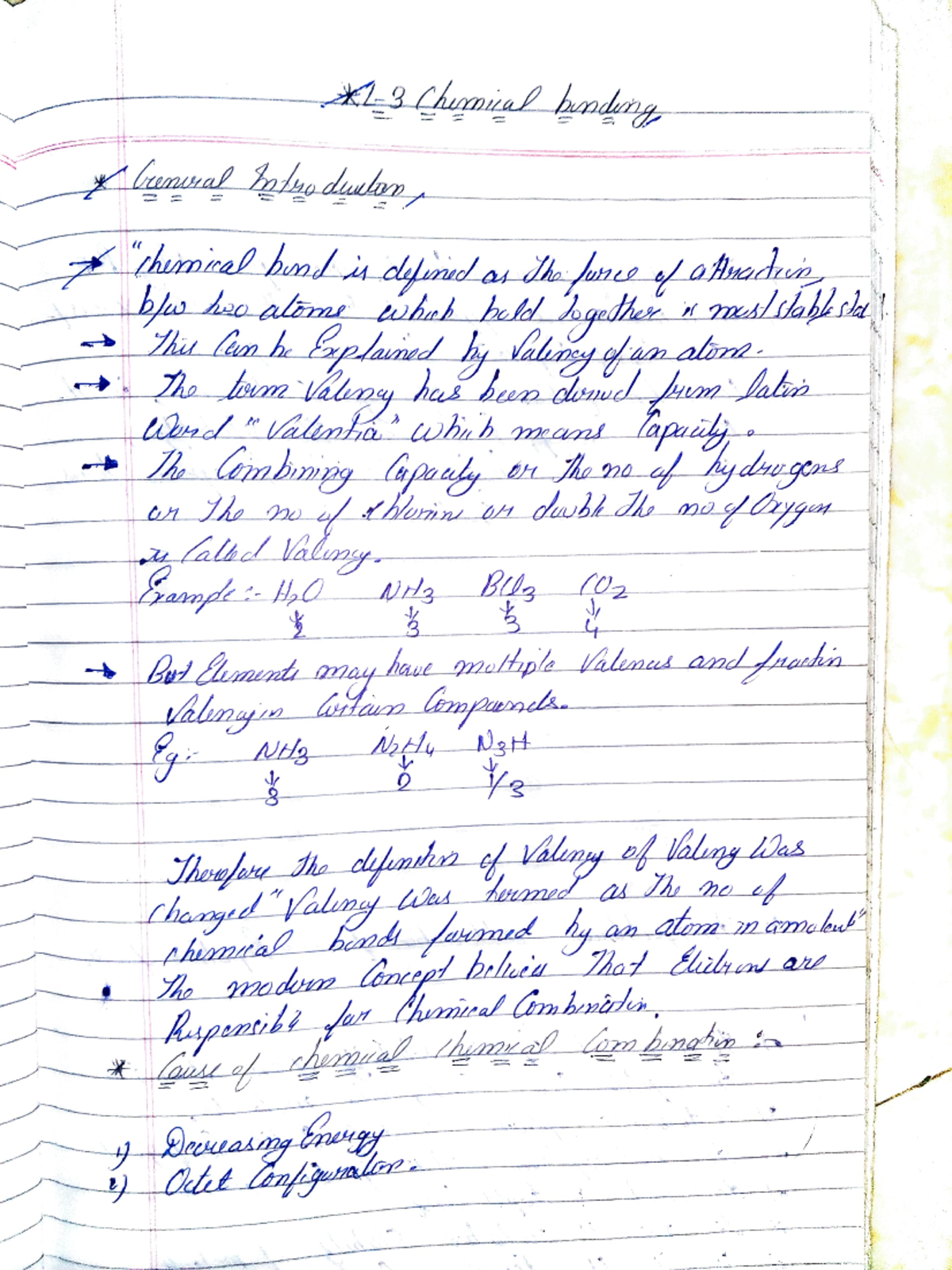 Chemical Bonding (Complete Exam Notes with Examples & Formulas) - Studocu