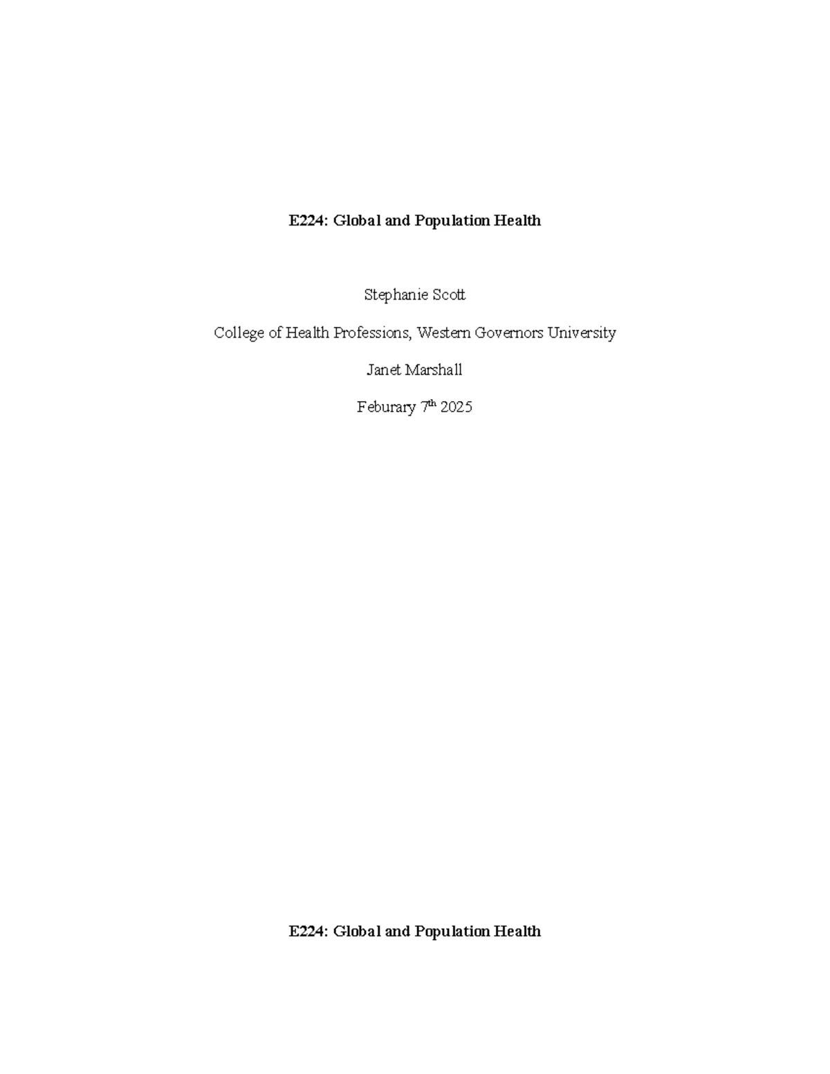 E224: Global Health Analysis - Task 1 Template for Jefferson County ...