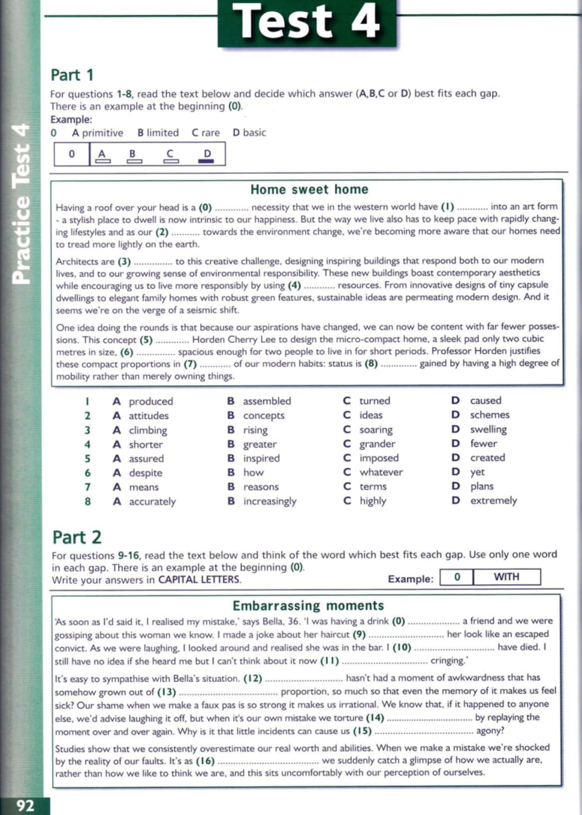 CAE Practice Test 4 - Reading and Use of English 2023 - Studocu