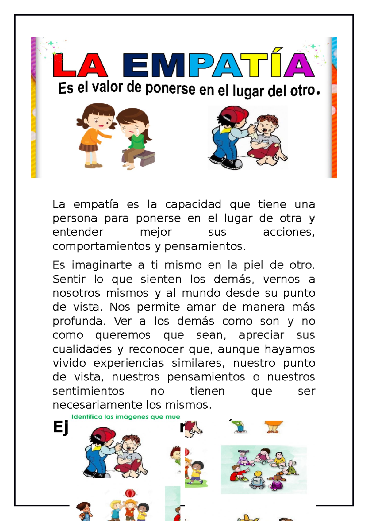 Prácticas Avanzadas en la Valoración de la Empatía - Studocu