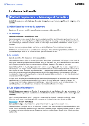 Analyse linéaire : Le Menteur de Corneille, Acte 4, Scène 3 - Prof. Chaimae-H - Studocu