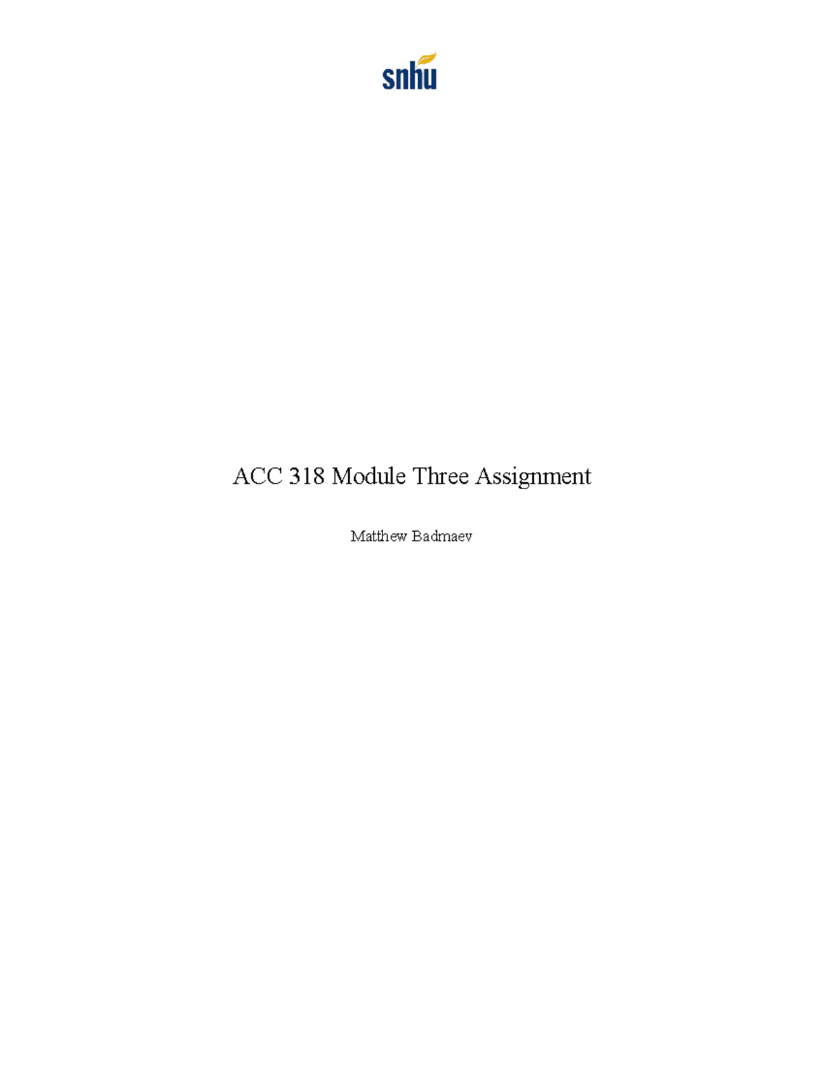 ACC 318 Cash Flow Analysis: Operating Activities Trends & Ratios - Studocu