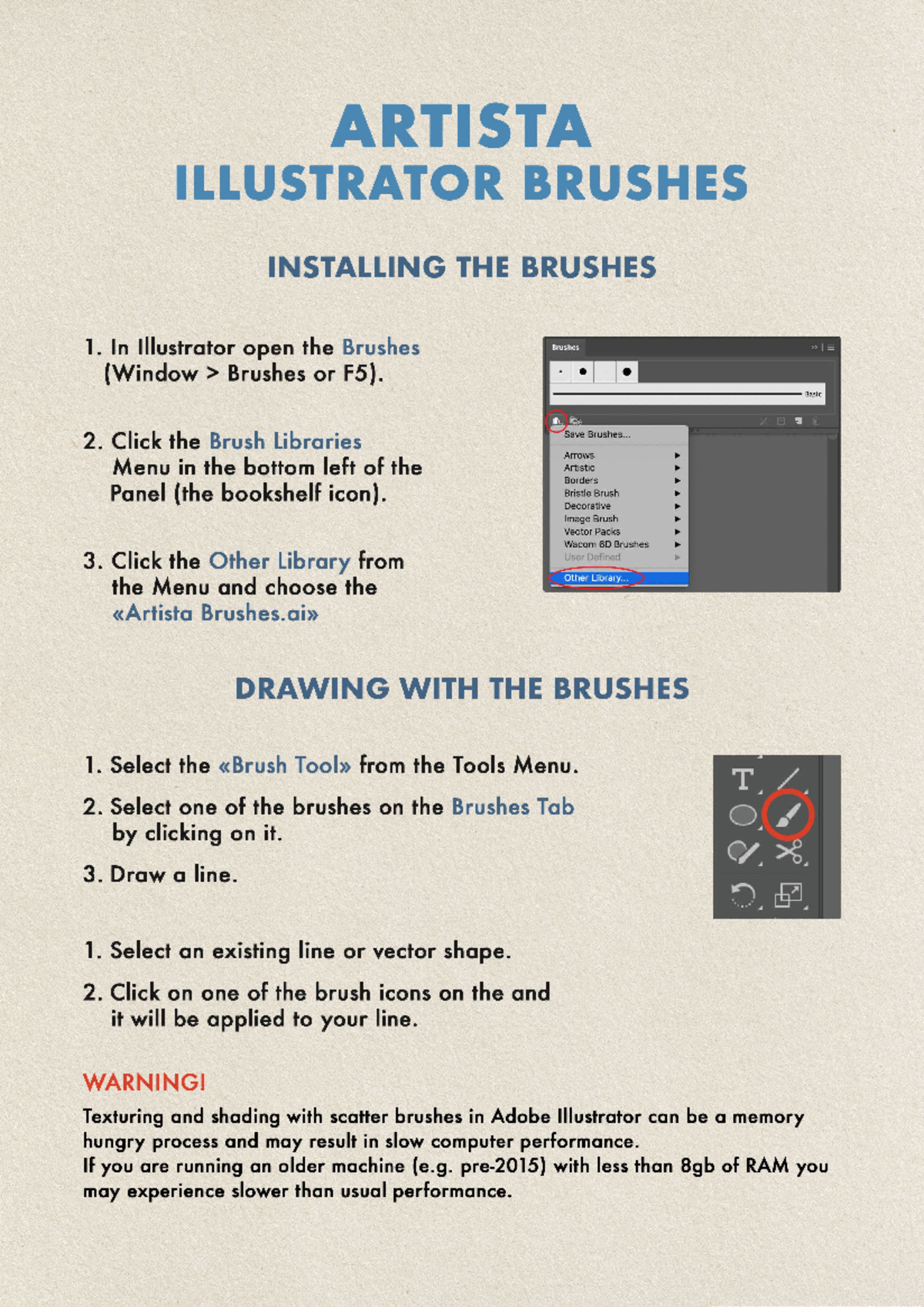 ART 101: Guide to Installing and Using Brushes in Illustrator - Studocu