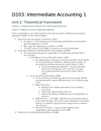 D103 - Intermediate Accounting I - Studocu