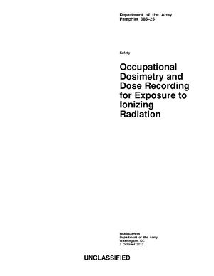 DA PAM 385-24: Overview and Procedures for the Army Radiation Safety ...