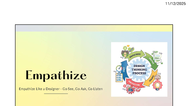 2025 KDO441 Empathy Mapping and Interview Techniques Guide - Studocu