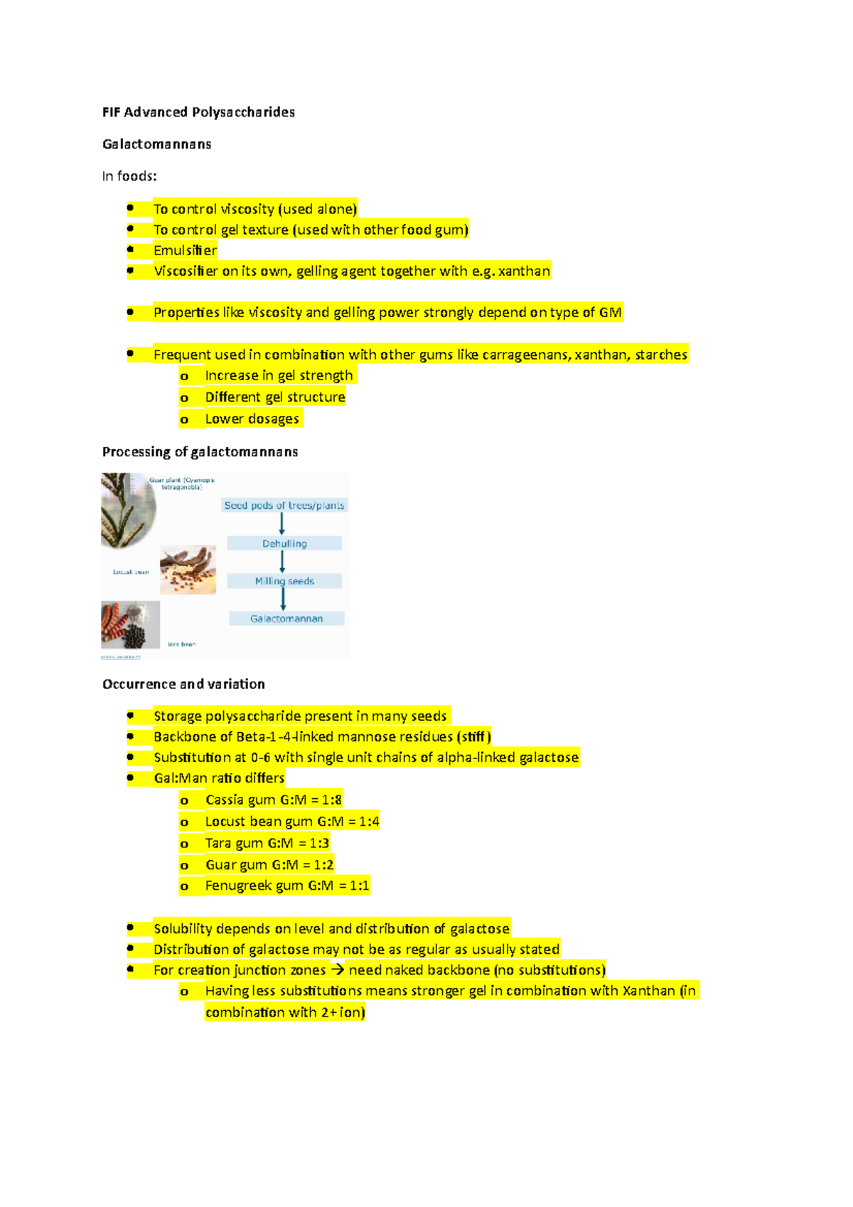 Advanced Polysaccharides Functionality in Food Ingredients (FIF ...