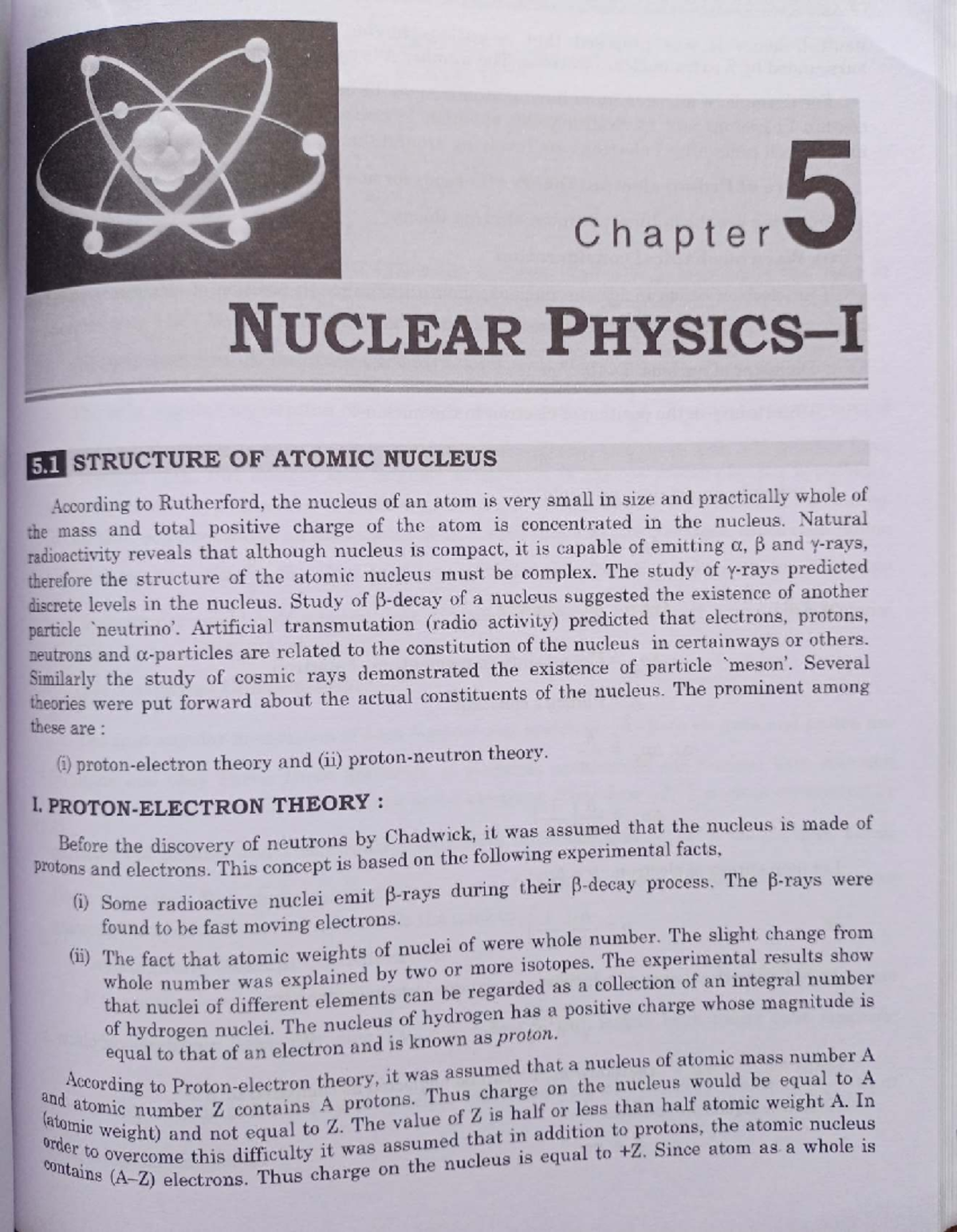 Nuclear Physics I: Structure of Atomic Nucleus (PHYS 9, 4th Sem) - Studocu