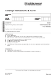 9701 - A Level Chemistry - Studocu