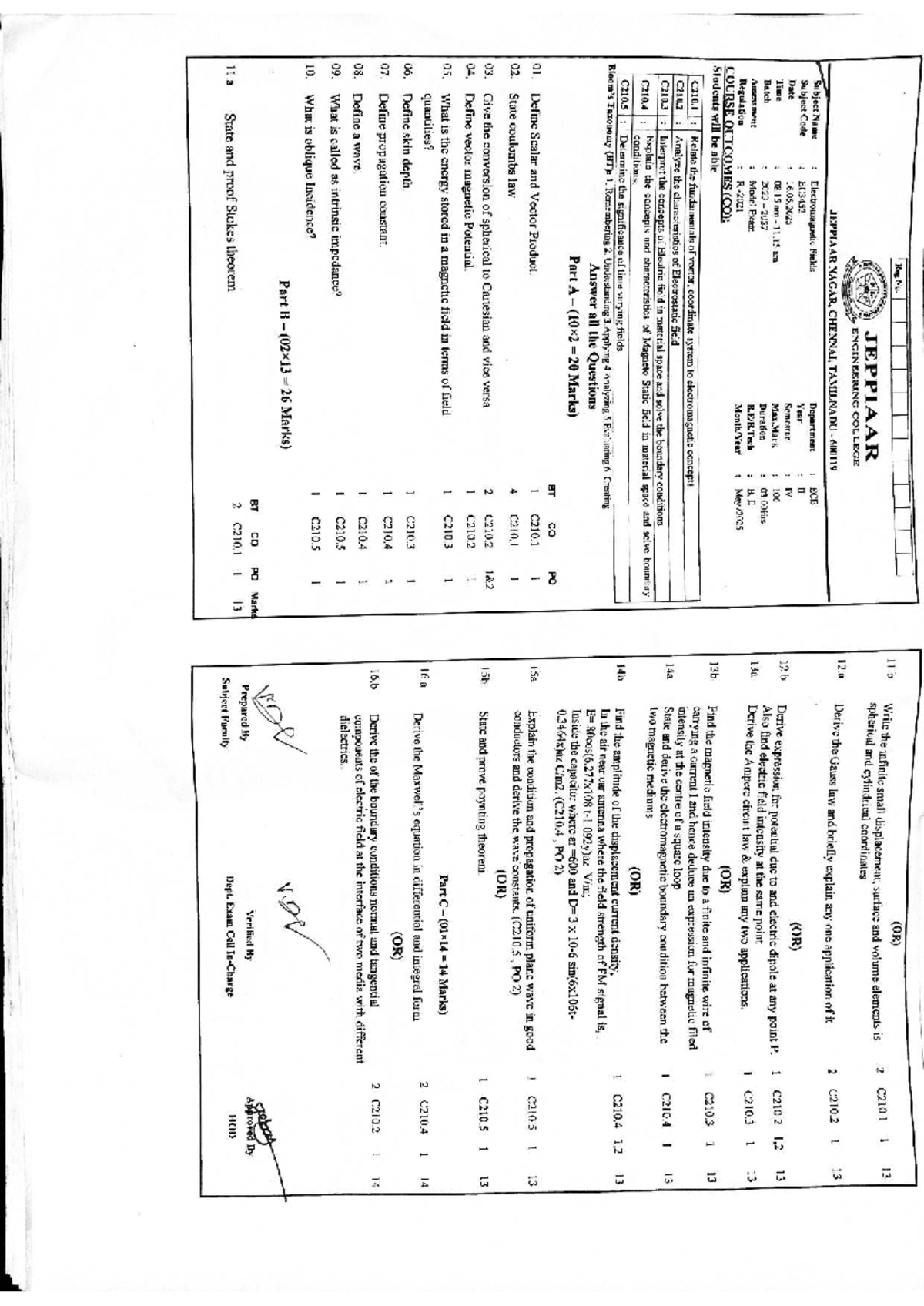 Model Exam Question Paper for EC3491: Communication Systems - Studocu