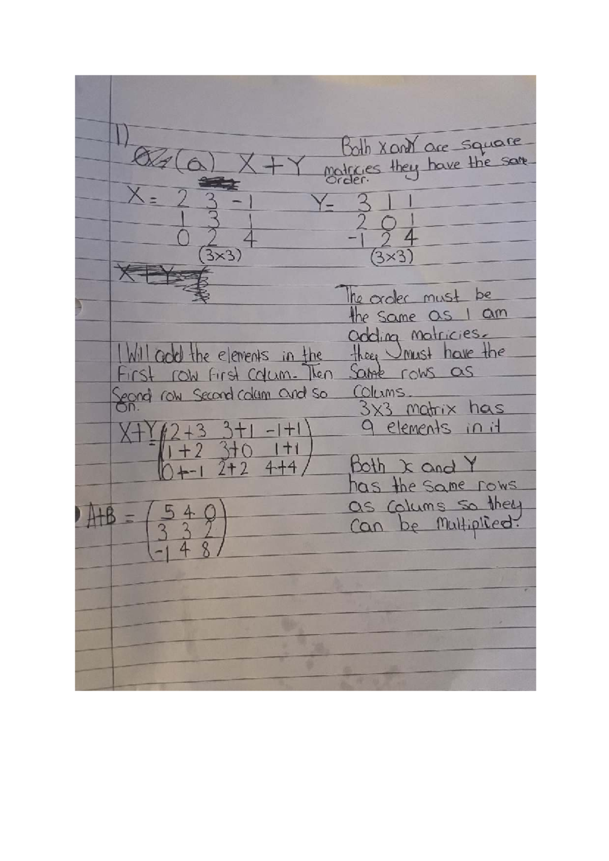 Maths Assignment 2: Matrix Operations and Determinants (MATH101) - Studocu