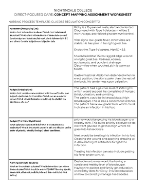 Concept Map Week 3 - Coursework - NIGHTINGALE COLLEGE DIRECT-FOCUSED ...