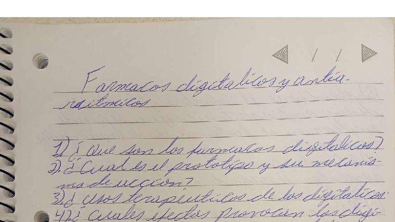 Farmacología de los Digitalicos y Antiarritmicos - Segundo Parcial ...