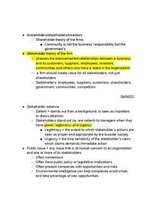 Bus 100 Mid-Term Study Guide - Study Guide Business 100 Mid-Term Exam ...