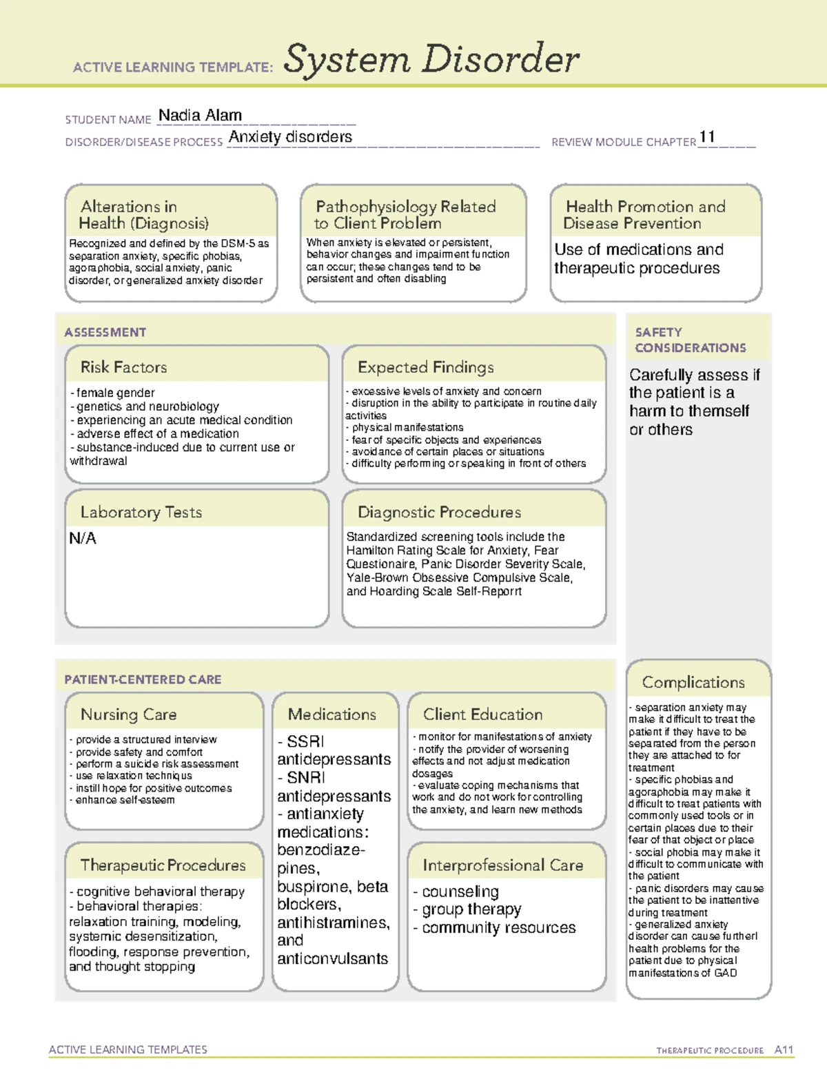 ATI Real Life Clinical Scenario-Alcohol Use Disorder and Anxiety - ATI ...