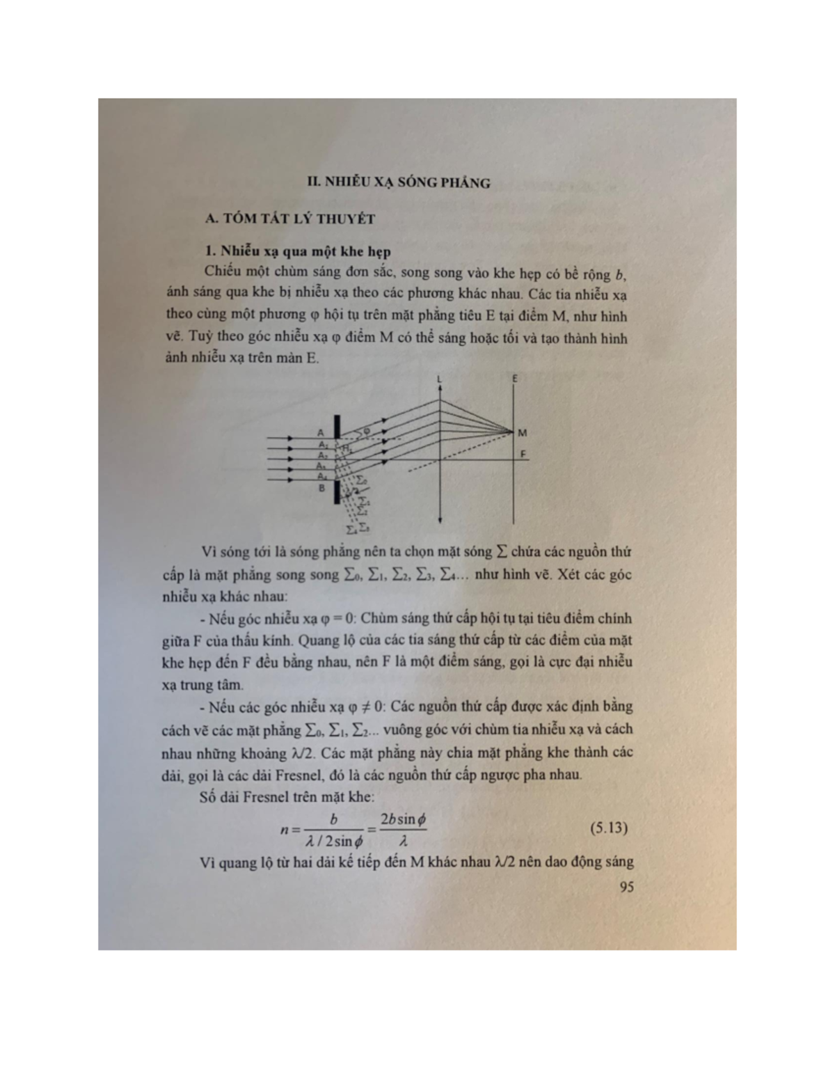 NHIẾU XA SÓNG PHANG - TÓM TẮT LÝ THUYẾT VÀ BÀI TẬP (PHYS 101) - Studocu
