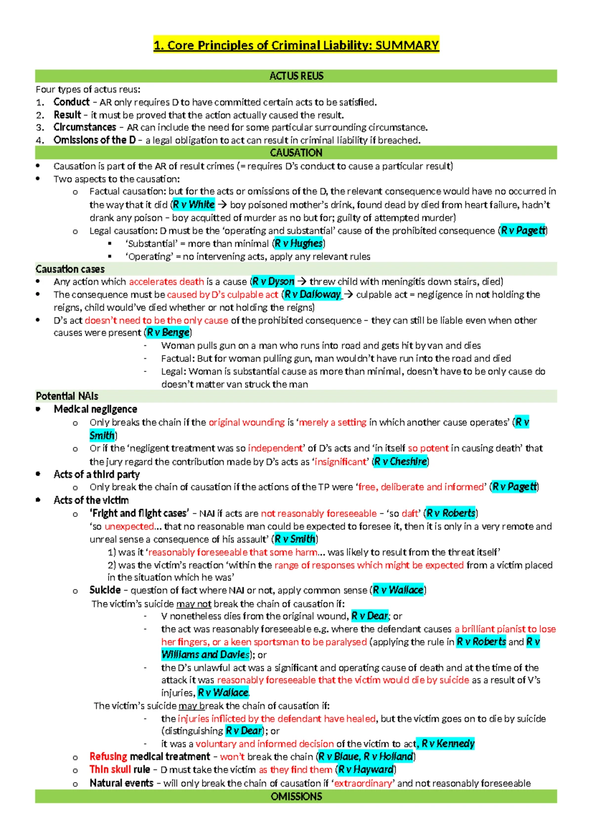 Defence statement template - DEFENCE STATEMENT (Criminal Procedure and ...