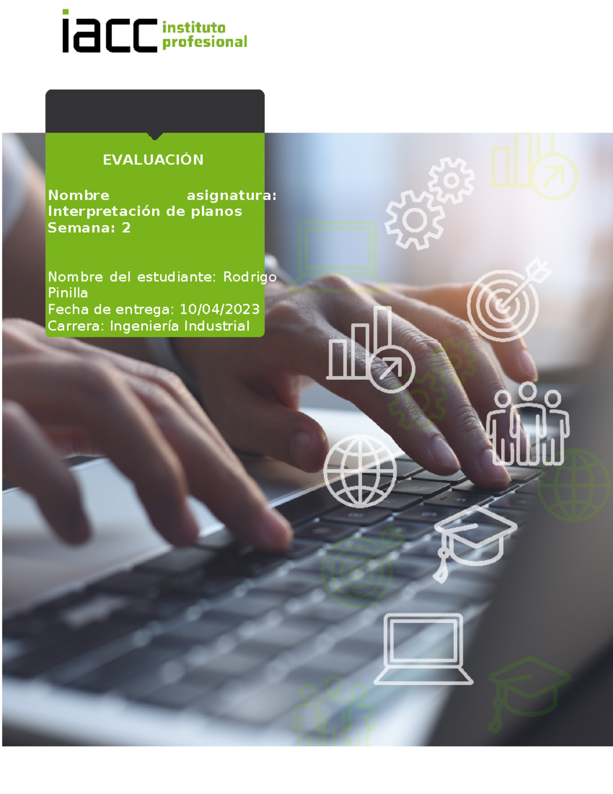 Evaluación Interpretación de Planos, Aula40, Rodrigo Pinilla - Studocu