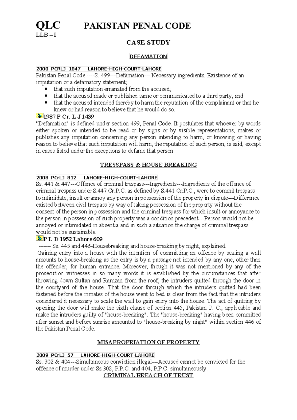 LLB-I Case Study: Defamation, Trespass, and Property Misappropriation ...