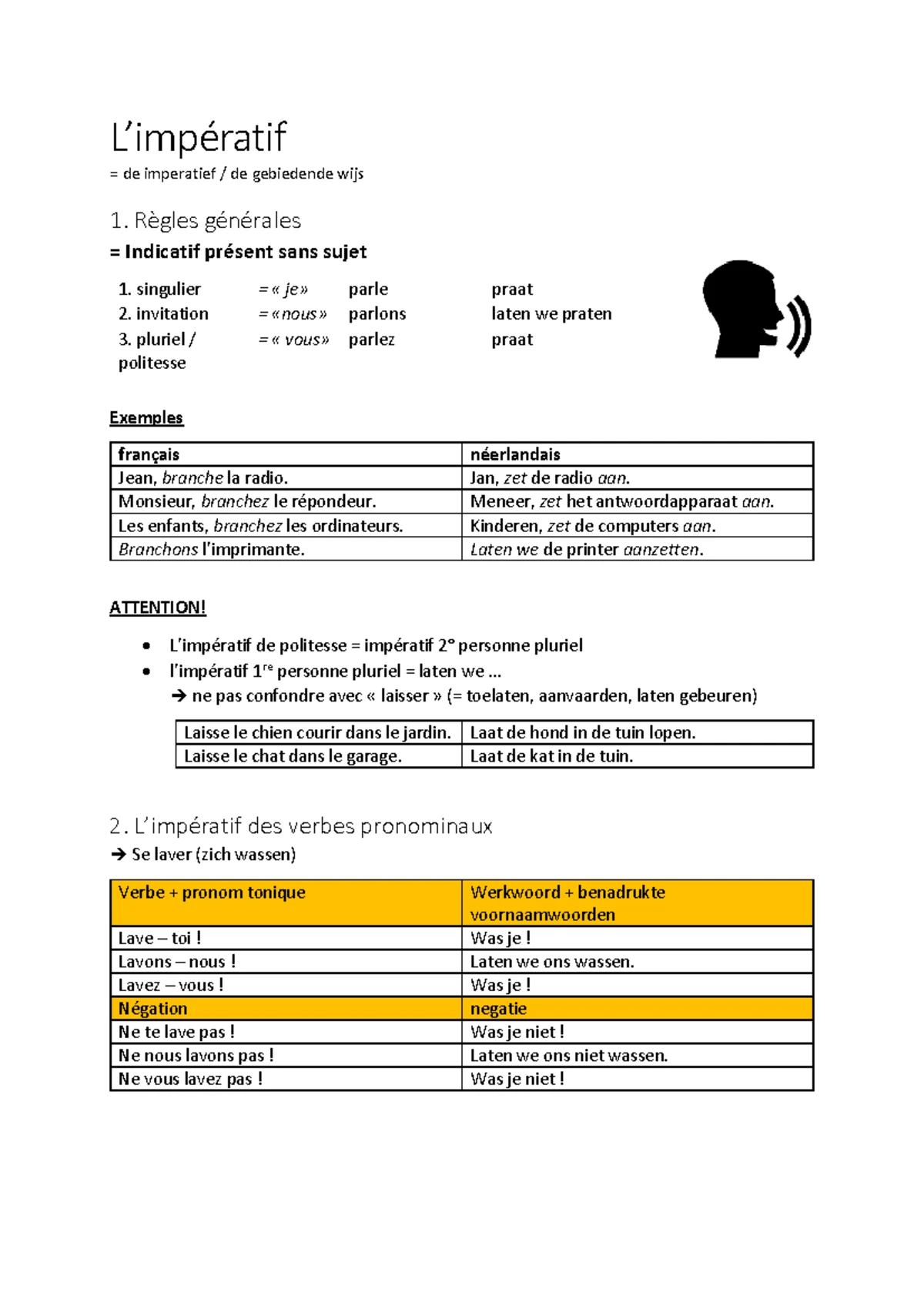oefeningen op COD en COI - Le pronom personnel COD Het persoonlijk ...