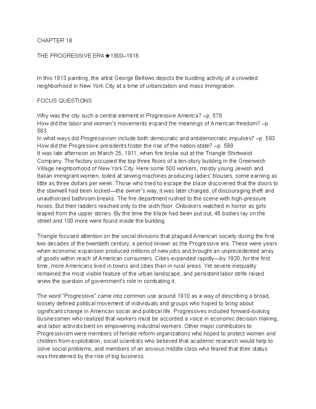 AP US History: Examining Progressive Era Reforms and World War I ...