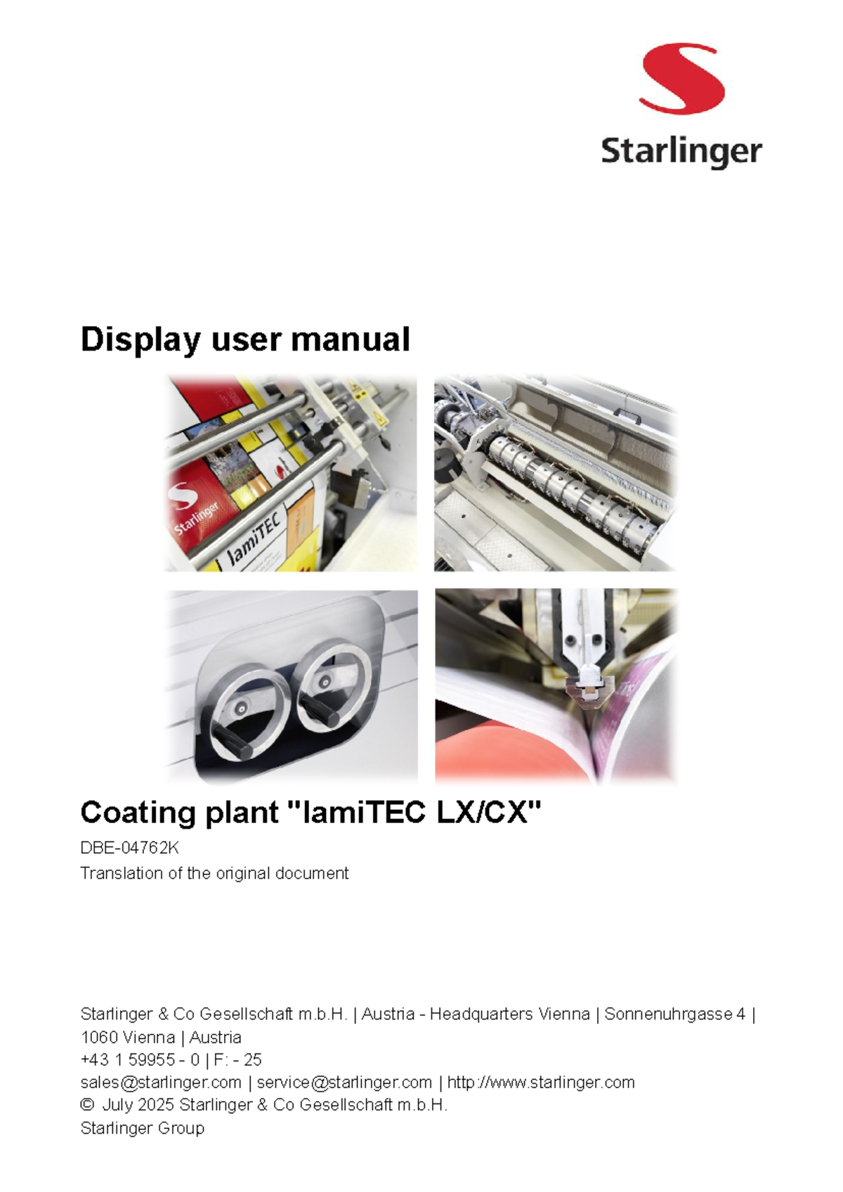 DBE-04762 Keng - Coating Plant User Manual and Operation Guide - Studocu