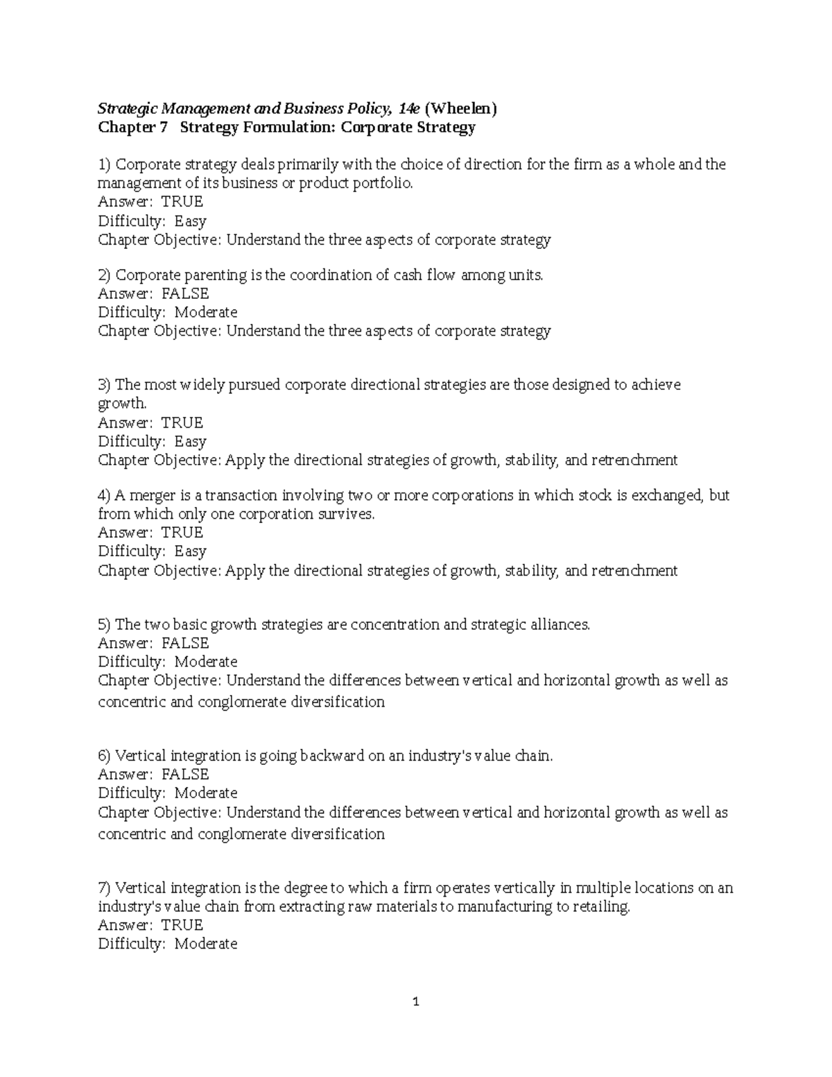 7docx - good note - Strategic Management and Business Policy, 14e ...