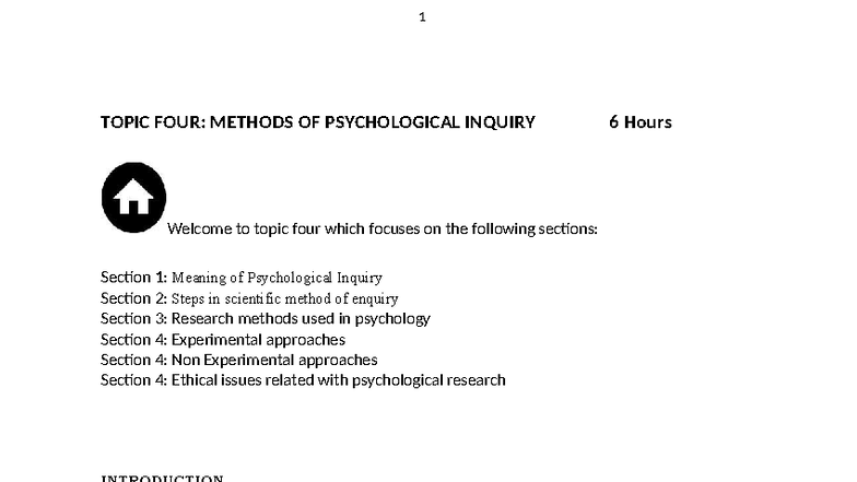 PSY 211 Final Exam Guide: Methods of Psychological Inquiry - Studocu