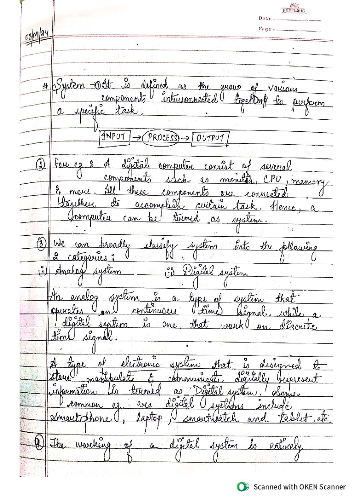 Digital Electronics Unit 1: Understanding Digital Systems and Signals - Studocu